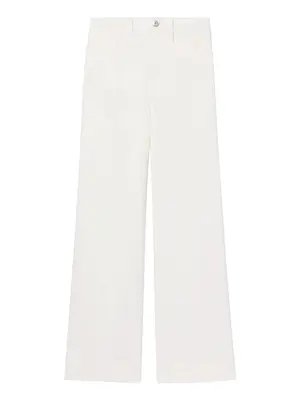 PROENZA SCHOULER WHITE LABEL Proenza Schouler White Label Cropped Twill Culottes
