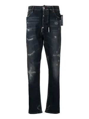 PHILIPP PLEIN Philipp Plein Low-Rise Slim-Cut Jeans