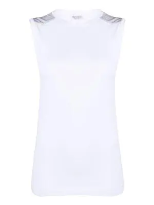 BRUNELLO CUCINELLI Sleeveless Crew-Neck Top