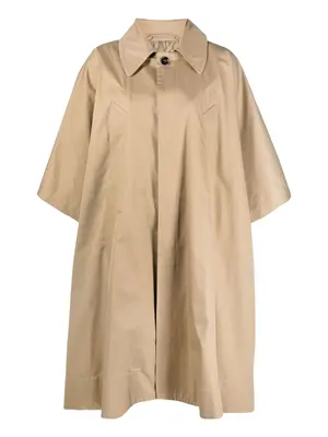 MAISON MARGIELA MM6 Maison Margiela Single-Breasted Trench Coat