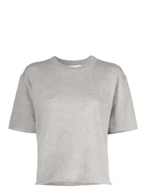 LISA YANG Lisa Yang Short-Sleeved Knitted Top