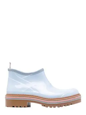 Thom Browne Stripe-trim Ankle Boots - Blue