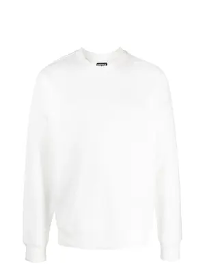 DIESEL® S-rob-megoval Cotton Sweatshirt - White
