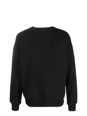 DIESEL® S-rob-megoval Cotton Sweatshirt - Black