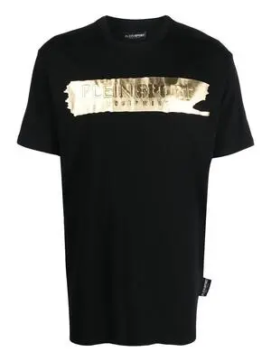 PLEIN SPORT Logo-print Short-sleeved T-shirt - Black