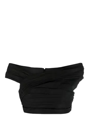 Dsquared2 Off-shoulder Crop Top - Black
