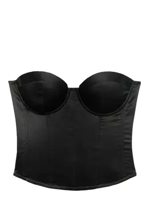 Fleur Du Mal Hamptons Bustier - Black