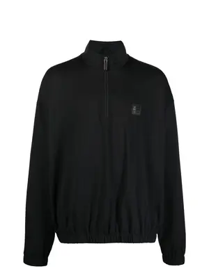 Opening Ceremony Box Logo Half-zip Jacket - Black