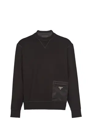 Prada Pocket-detail Sweatshirt - Black