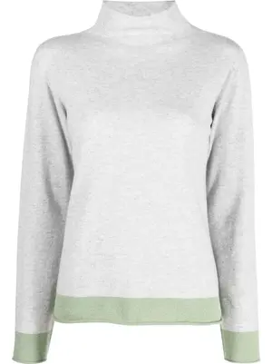LE TRICOT PERUGIA Le Tricot Perugia Funnel-Neck Jumper
