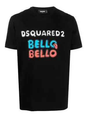 Dsquared2 Logo-print Short-sleeve T-shirt - Black