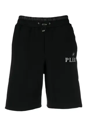 Philipp Plein Logo-plaque Track Shorts - Black
