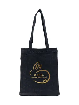 A.p.c. Lou Tote Bag - Blue
