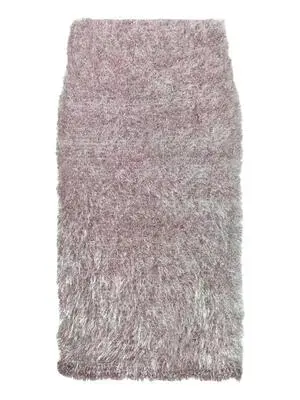 JW Anderson Textured Midi Pencil Skirt - Pink