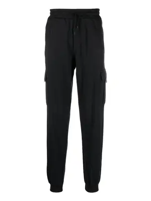 Kiton Logo-patch Cargo Track Pants - Black