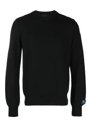 Paul & Shark Round-neck Jumper - Black