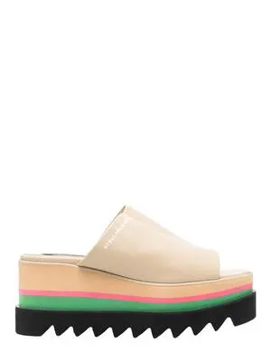 Stella McCartney Platform Sole Slip-on Sandals - Neutrals