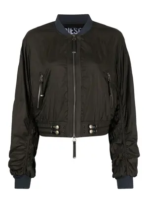 DIESEL G-noak Zip-up Bomber Jacket - Brown