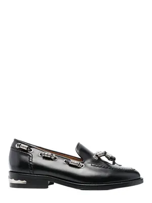 Toga Aj1230 Leather Loafers - Black