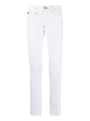 Philipp Plein Slim-leg Jeans - White