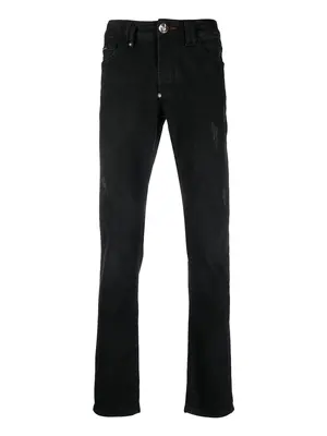 Philipp Plein Straight-leg Jeans - Black