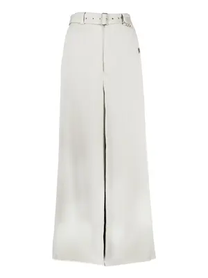 Mihara Yasuhiro Belted Wide-leg Trousers - Grey