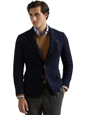 Polo Ralph Lauren Soft Herringbone Sport Coat - Navy