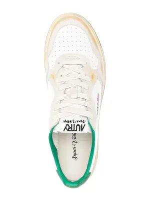 AUTRY Medalist Low-top Sneakers Off-white/emerald Green