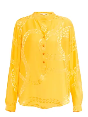 Stella McCartney Falabella Jacquard Shirt - Yellow