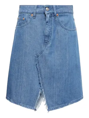 MAISON MARGIELA Denim Mini Skirt - Blue