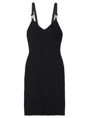 Givenchy Embellished Ribbed-knit Mini Dress - Black