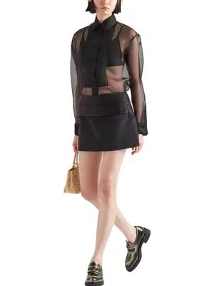 PRADA Sheer Organza Shirt