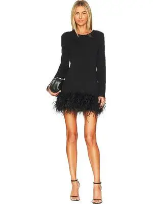 LAMARQUE Bahira Knit Mini Dress - Black