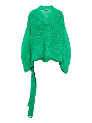 Attico Ruth Alpaca-blend Sweater - Green