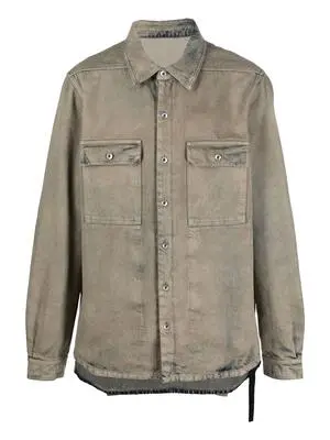 RICK OWENS Stonewashed Denim Shirt