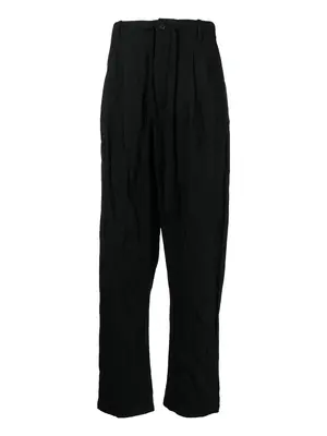 FORME D'EXPRESSION Drop-crotch Trousers - Black