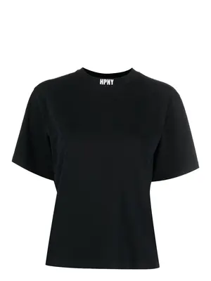 Heron Preston Logo-embroidered T-shirt - Black