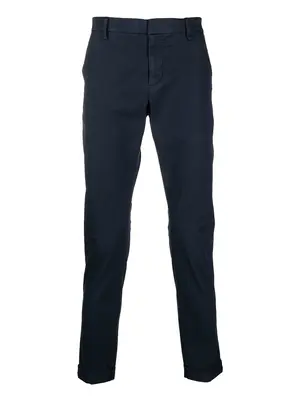 DONDUP Tapered-leg Cropped Chinos - Blue