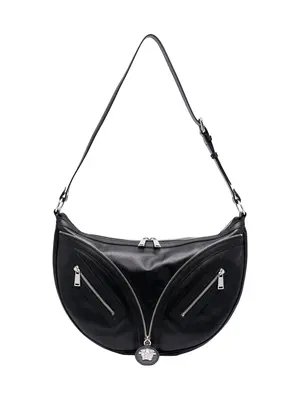 Versace Repeat Shoulder Bag - Black