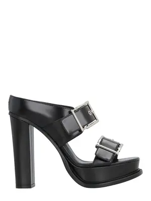 ALEXANDER MCQUEEN Alexander McQueen 120mm Leather Sandals