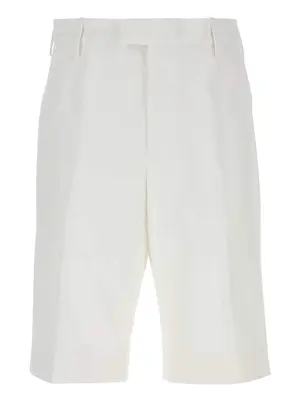 Alexander McQueen Tailored Knee-length Shorts - White