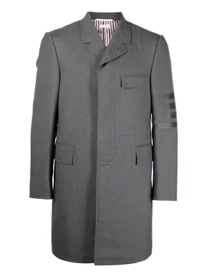 Thom Browne 4-bar Stripe Elongated Blazer - Grey