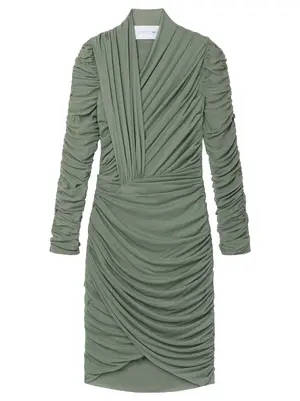 AZ FACTORY X Ester Manas Draped Mini Dress - Green