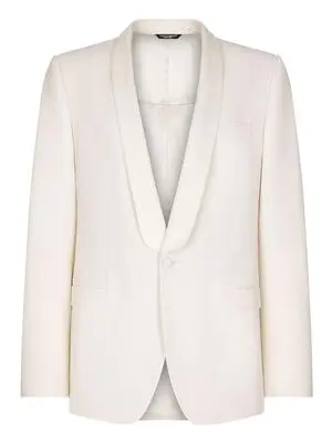 Dolce & Gabbana Sicilia-fit Single-breasted Blazer - White