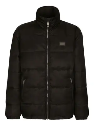 Dolce & Gabbana Logo-tag Padded Jacket - Black