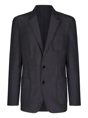 Dolce & Gabbana Portofino Virgin Wool Blazer - Blue