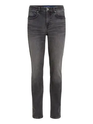 KARL LAGERFELD Mid-Rise Slim-Cut Jeans