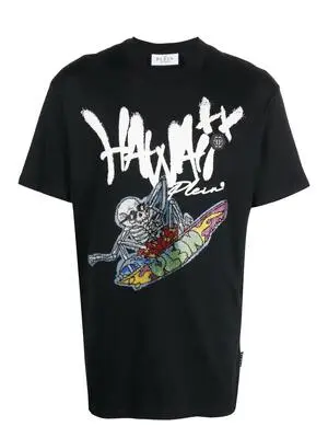 PHILIPP PLEIN Graphic-print Short-sleeved T-shirt