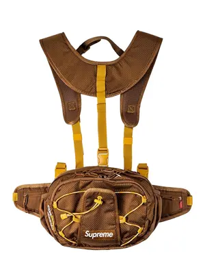 Supreme Harness Waist Bag - Brown