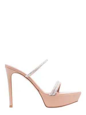 GIANVITO ROSSI Canne Platform Sandals - Neutrals